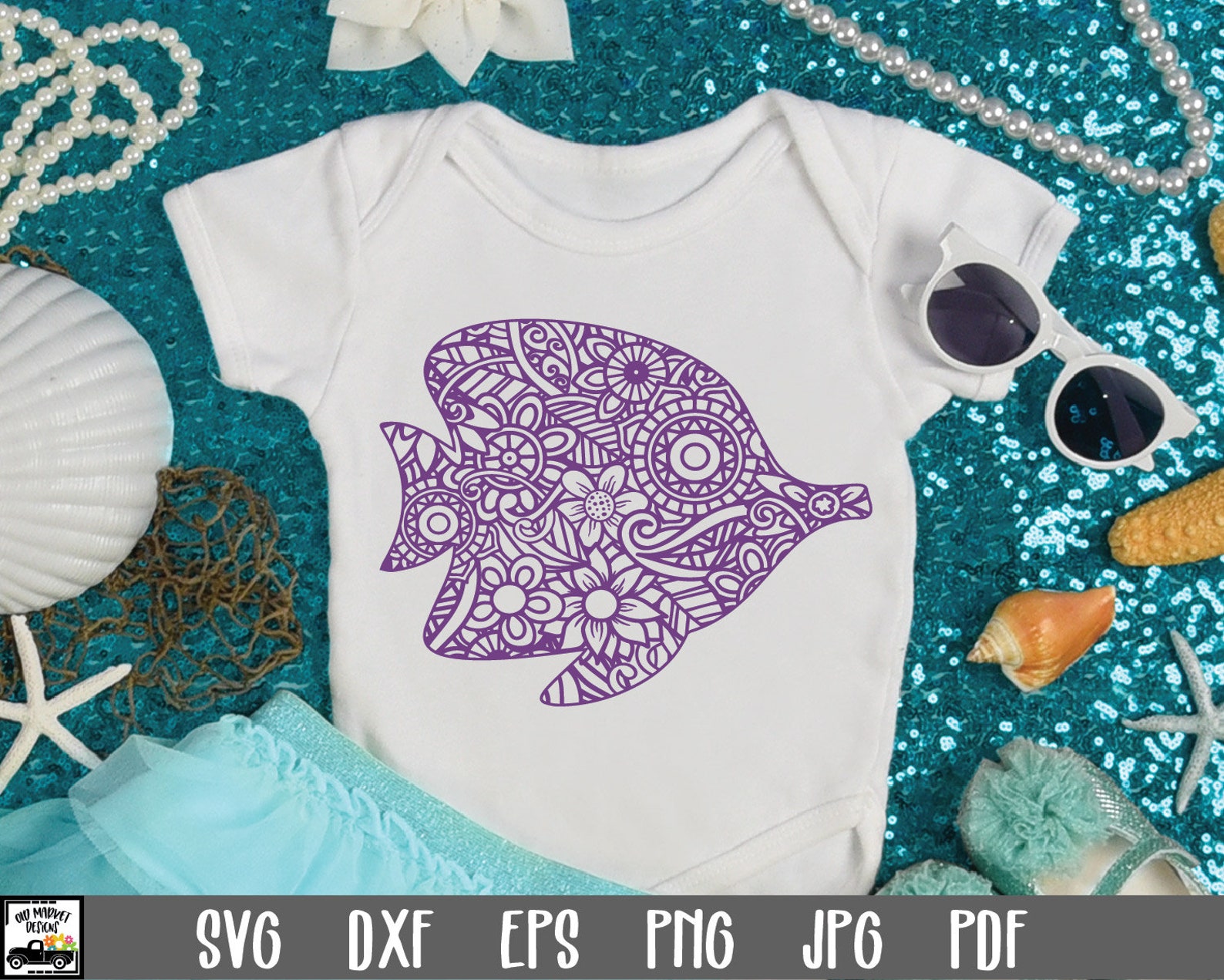Fish Mandala SVG File Mandala Fish SVG Cut File Clip Art - Etsy