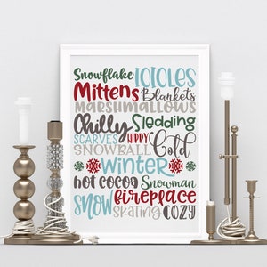 Holiday Subway Art SVG Bundle - 12 Holiday SVG Images - Holiday Signs ...