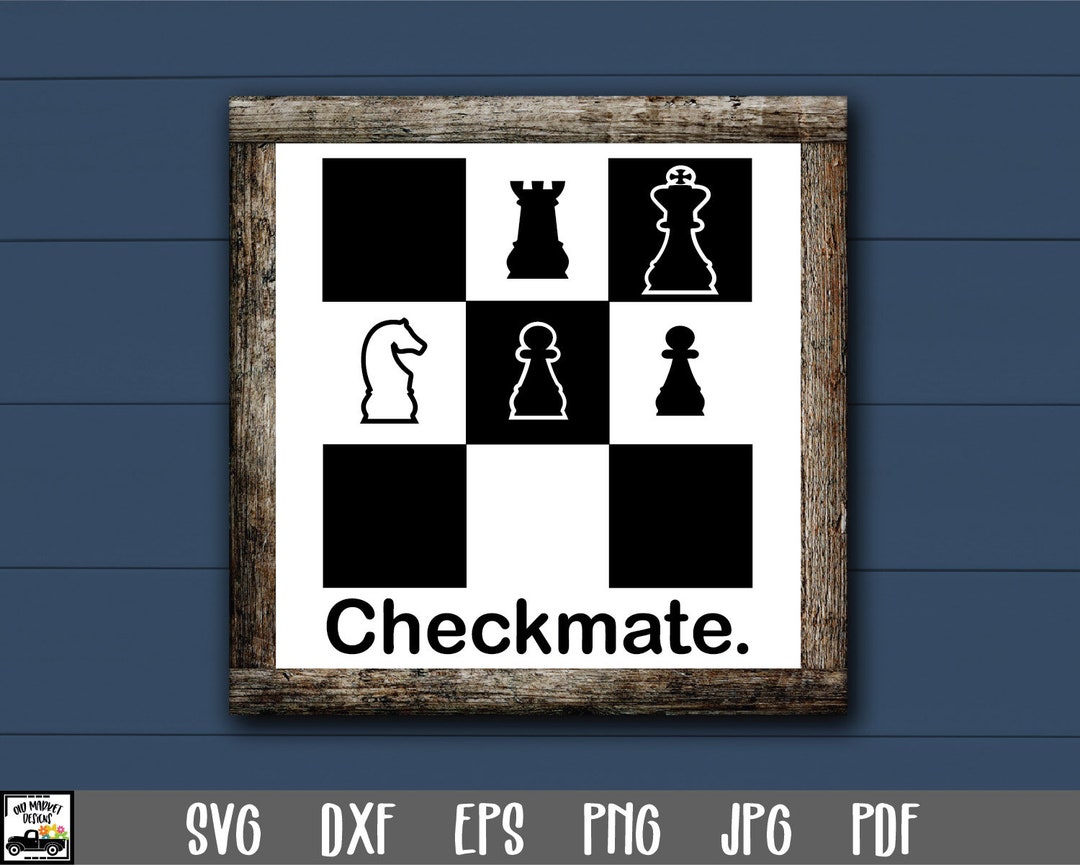 Chess SVG File - Checkmate SVG File - Chess Cut File - Chess Clip Art ...