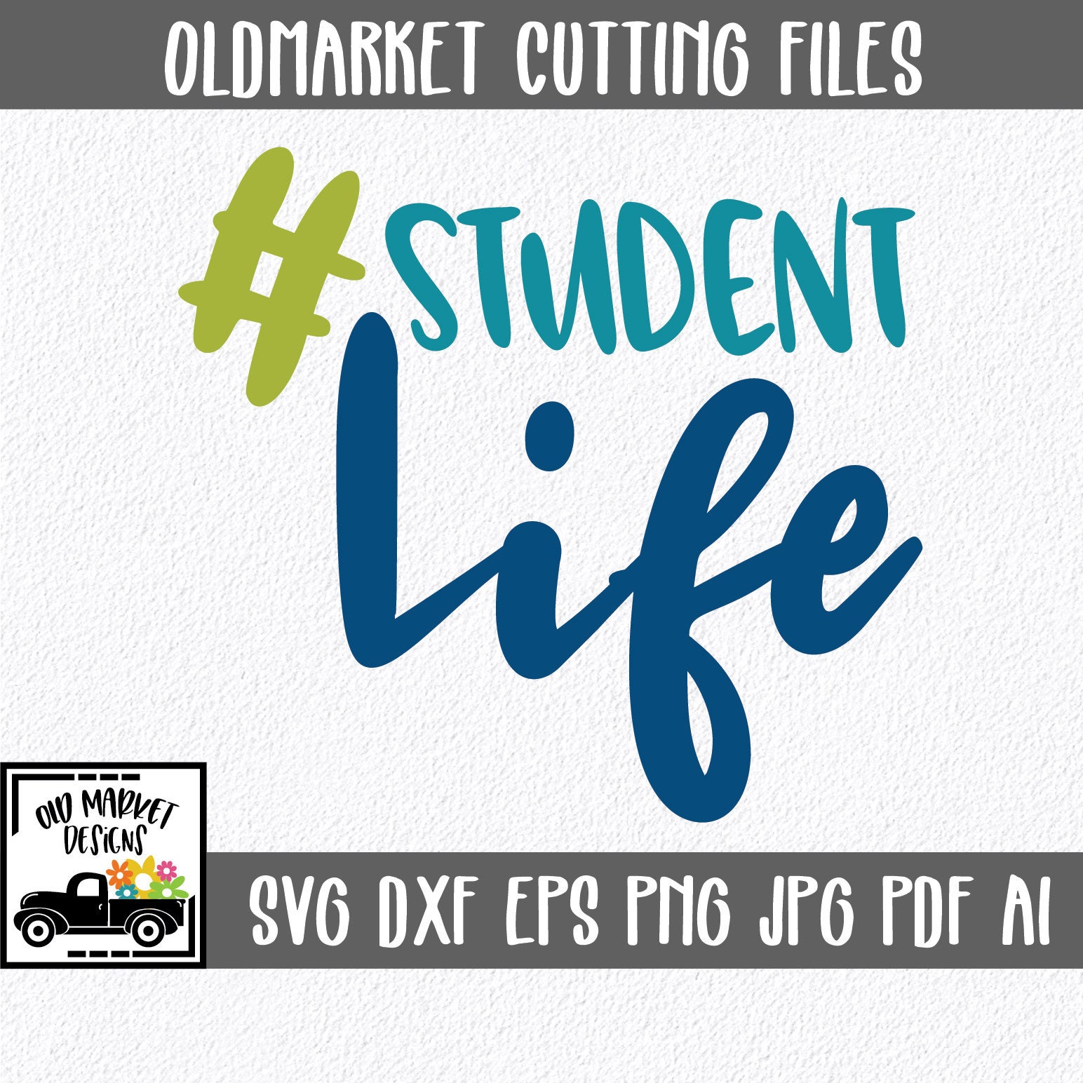 Student Life SVG Cut File School SVG Clip Art Printable | Etsy Canada