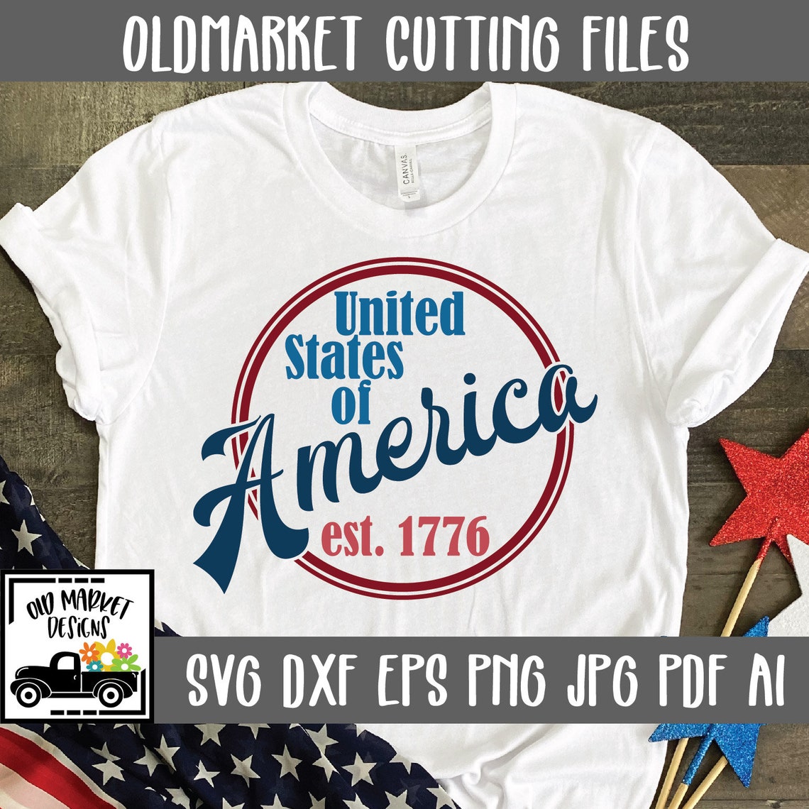 United States of America SVG Cut File Patriotic SVG Clip | Etsy