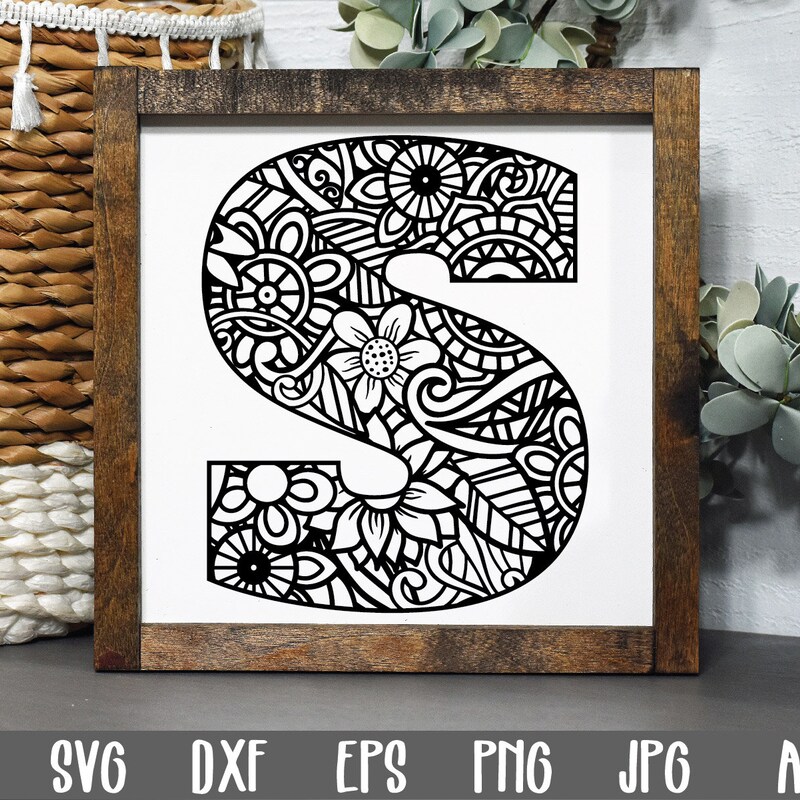 Monogram Letter S - Etsy