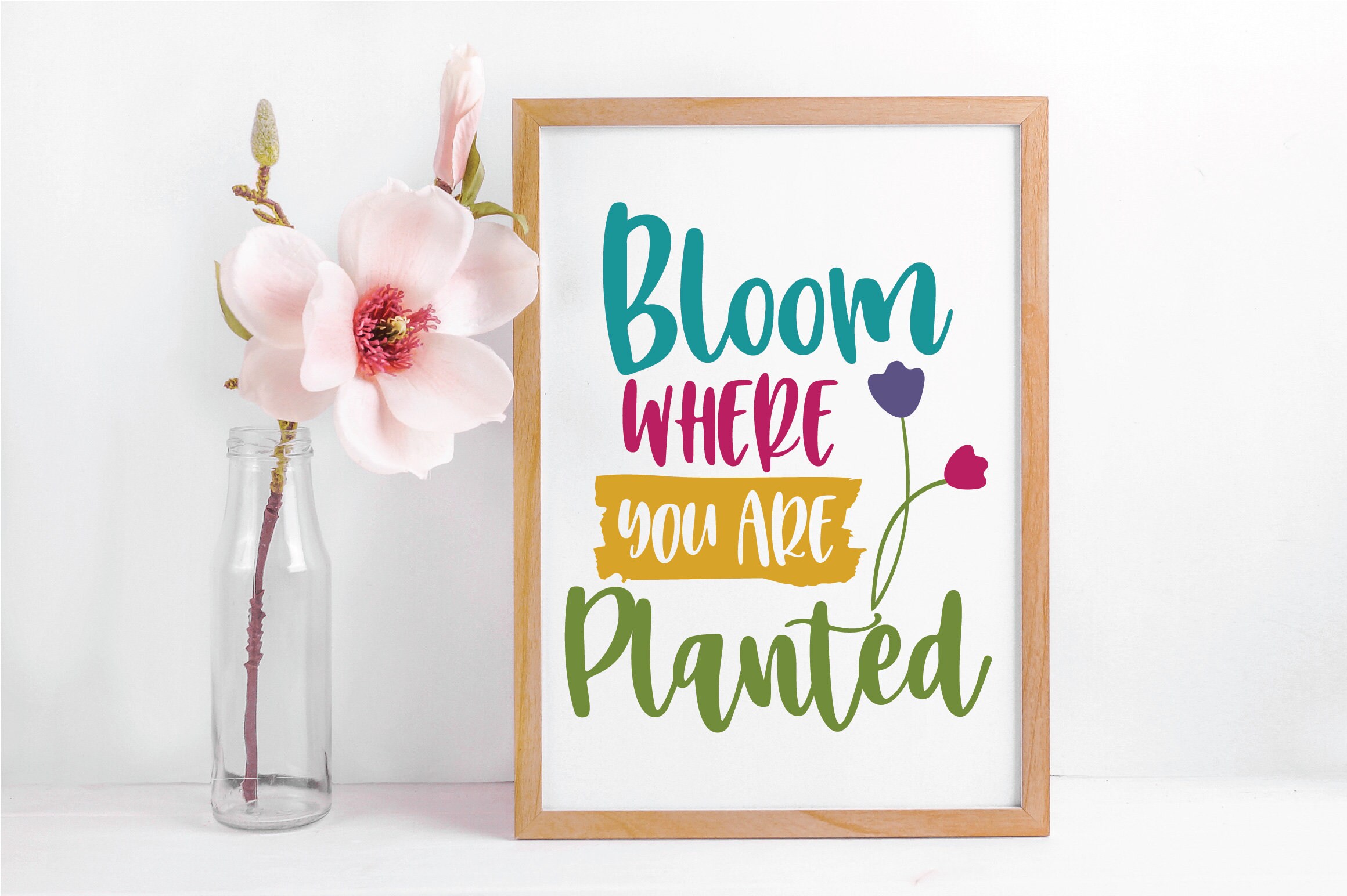 Bloom Where You Are Planted SVG Cut File Spring SVG File - Etsy