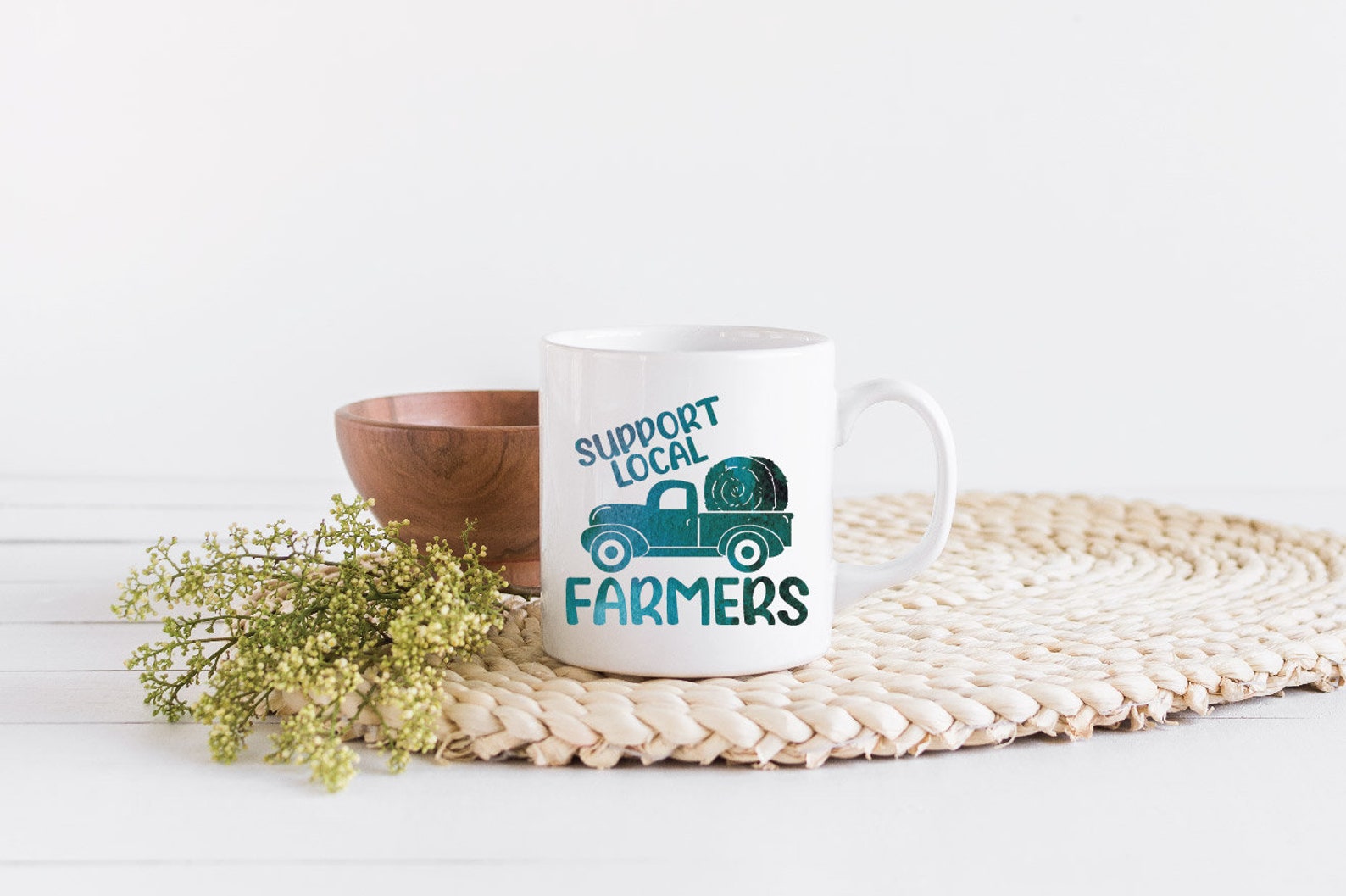 Support Local Farmers SVG File Printable Art Print Clip - Etsy