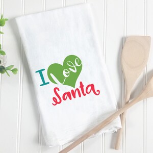 I Love Santa SVG Cut File - Christmas SVG File - Clip Art - Printable ...