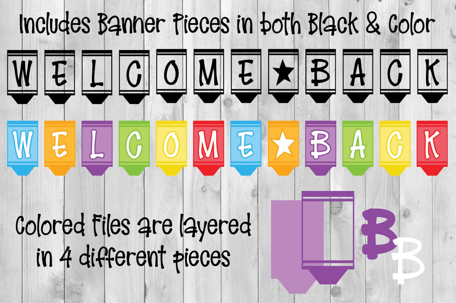 Welcome Back Crayon Banner SVG Files School SVG Back to - Etsy