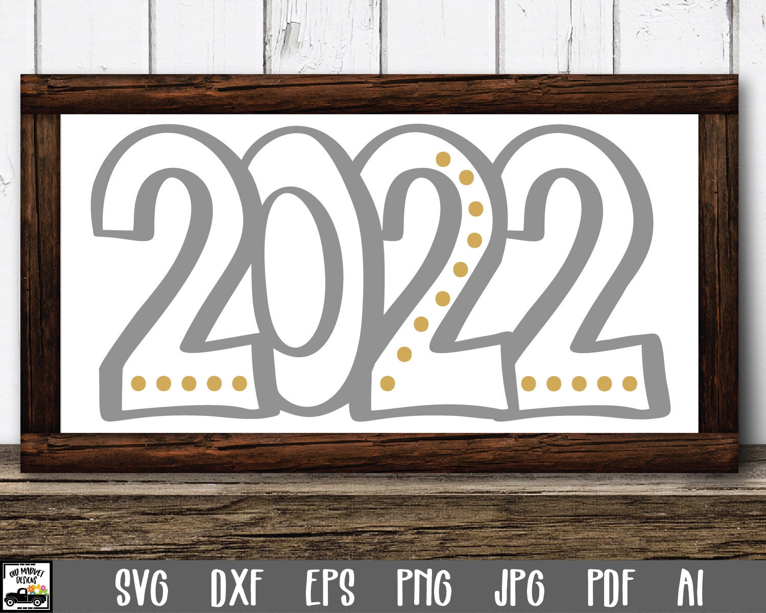 New Year's SVG Cut file 2022 SVG File Clip Art | Etsy