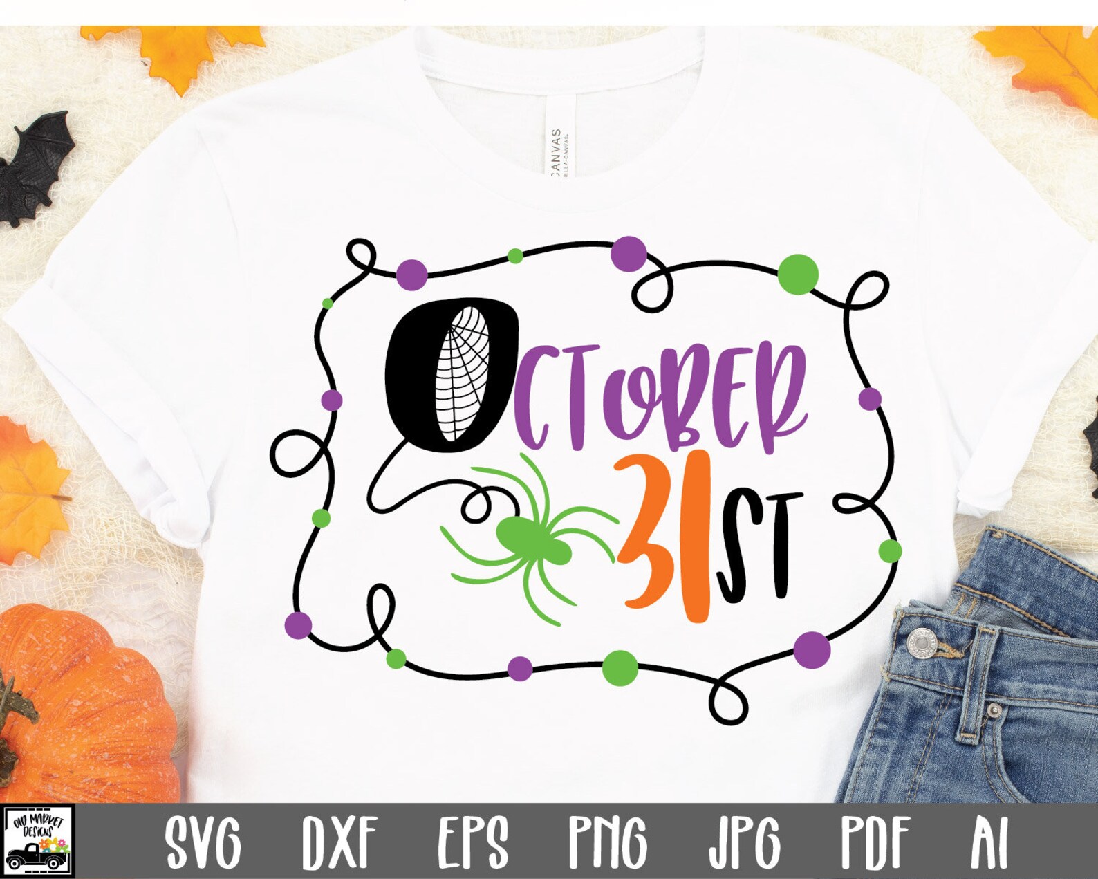 October 31st SVG Cut File Halloween SVG Clip Art - Etsy
