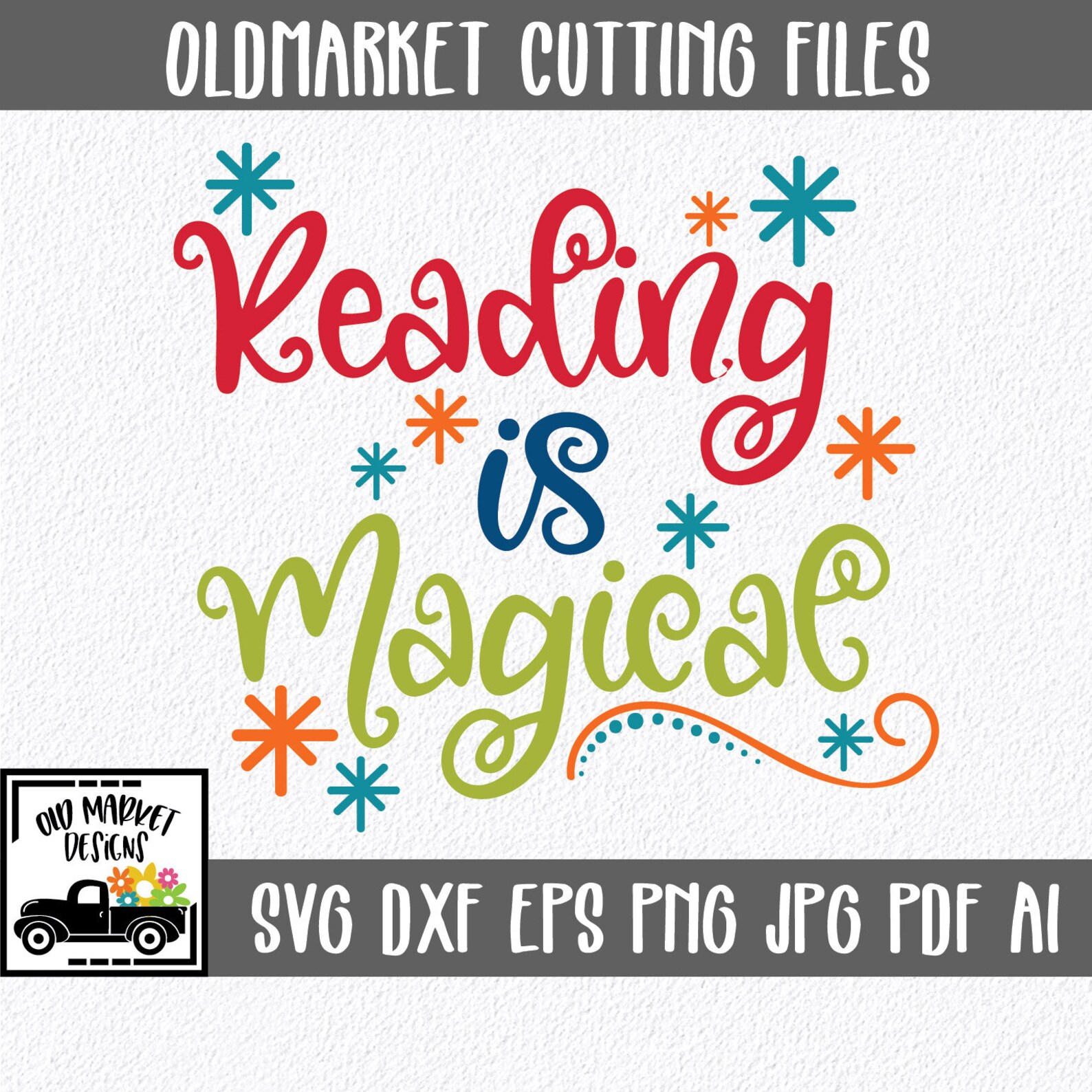 Reading is Magical SVG Cut File School SVG Clip Art - Etsy