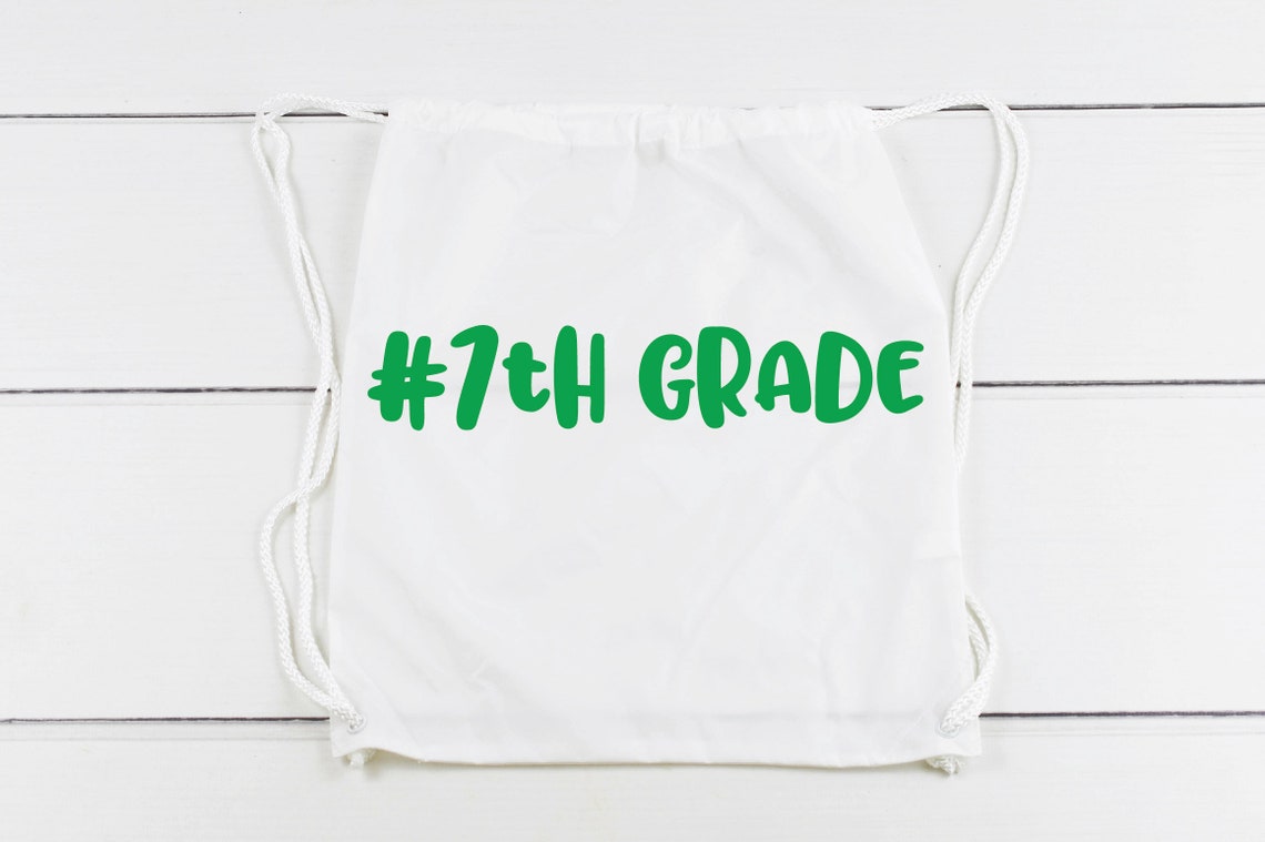 7th Grade SVG Cut File Back to School SVG Clip Art | Etsy