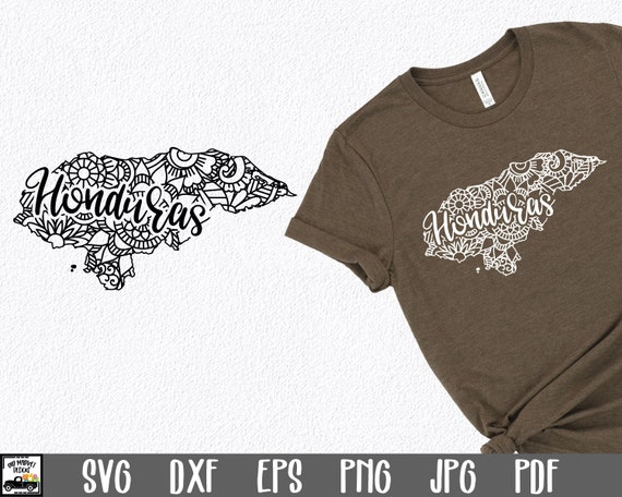 Honduras SVG File Honduras Mandala SVG Cut File Mandala | Etsy