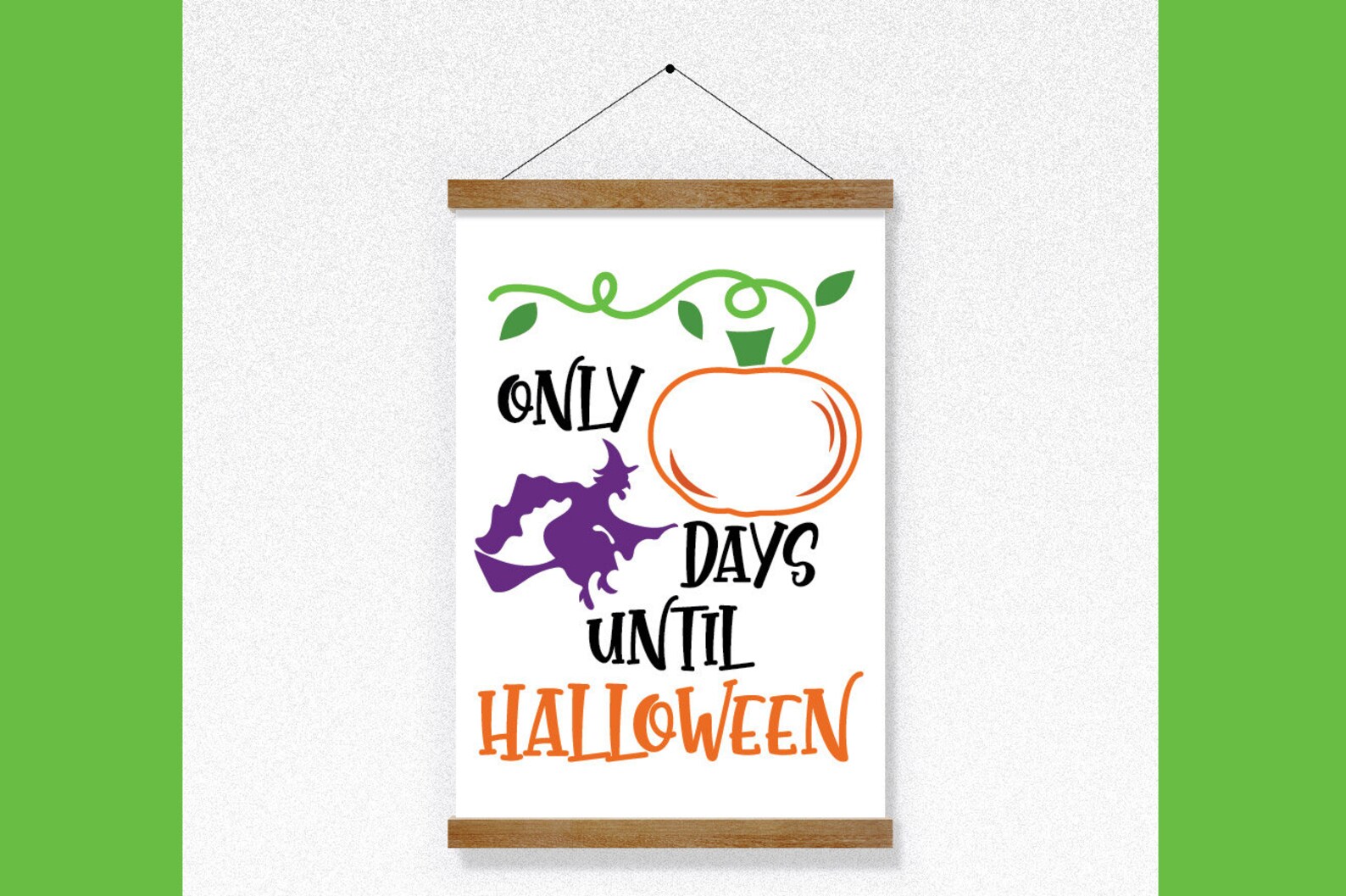 Halloween Countdown SVG Cut File Days Until Halloween SVG - Etsy