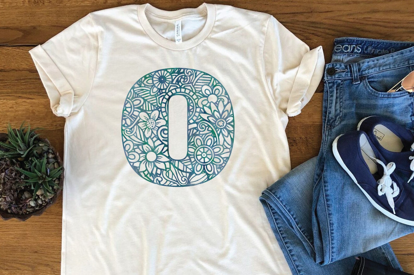 Letter O SVG File Mandala Monogram Letter O SVG Cut File - Etsy