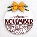 Monthly Door Signs SVG Bundle Holiday SVG Bundle Round Holiday SVG ...