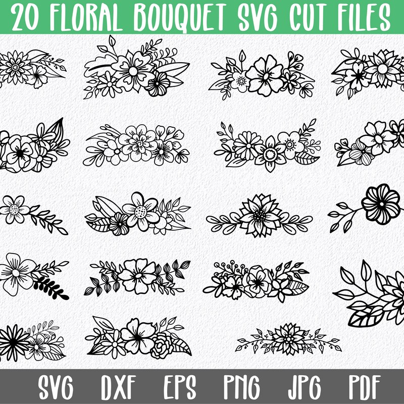 Floral Swag Clip Art - Etsy