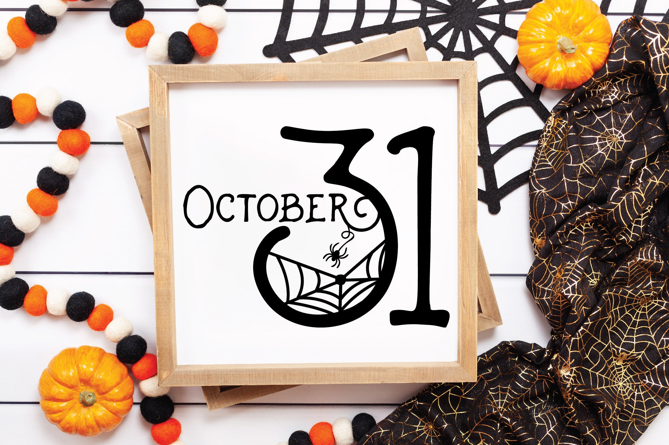 October 31 SVG Cut File Halloween SVG Clip Art Printable - Etsy