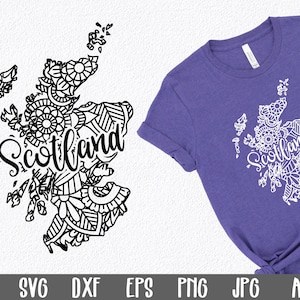 Scotland SVG File - Scotland Mandala SVG Cut File - Mandala Clip Art ...