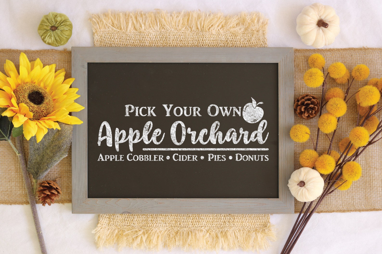 Apple Orchard SVG Cut File - Fall Farmhouse SVG - Autumn Clip Art ...