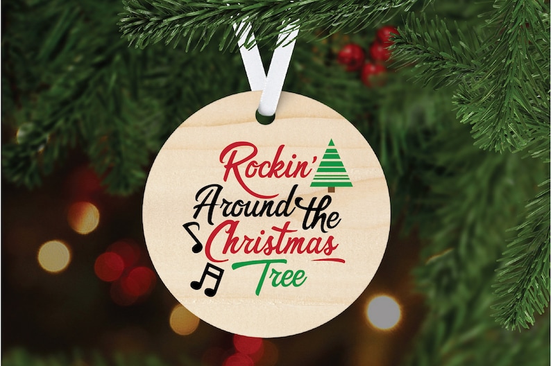 Rockin' Around the Christmas Tree SVG Cut File Christmas - Etsy