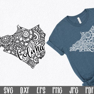 Colima SVG File - Colima Mexico Mandala Design - Mandala Clip Art - Art ...