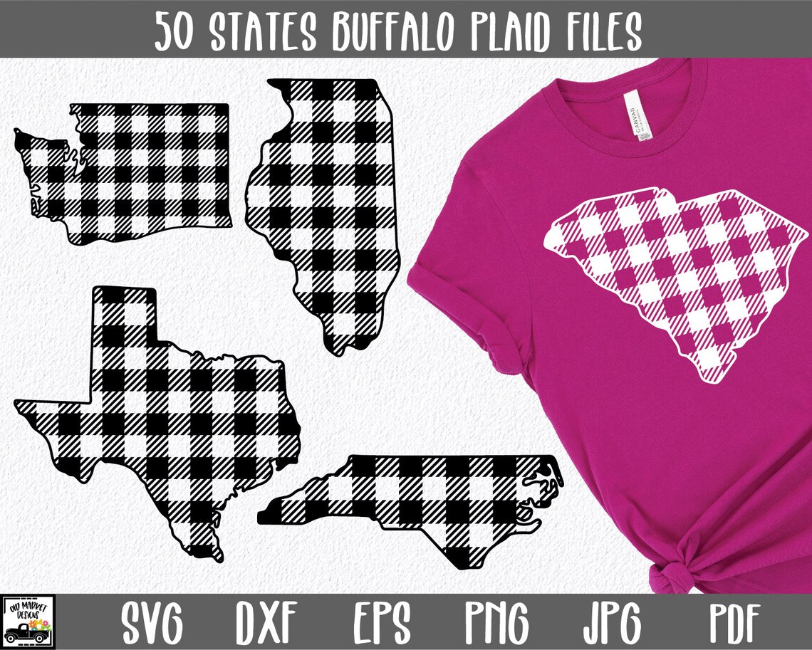 Huge States SVG Bundle With Over 500 Designs - Includes 10 Different US ...