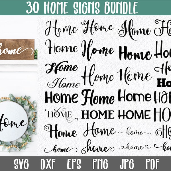 Home Svg - Etsy