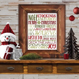 Holiday Subway Art SVG Bundle - 12 Holiday SVG Images - Holiday Signs ...