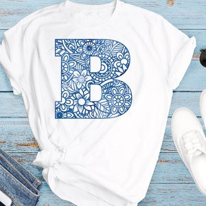 Letter B SVG File - Mandala Monogram Letter B SVG Cut File - Clip Art ...