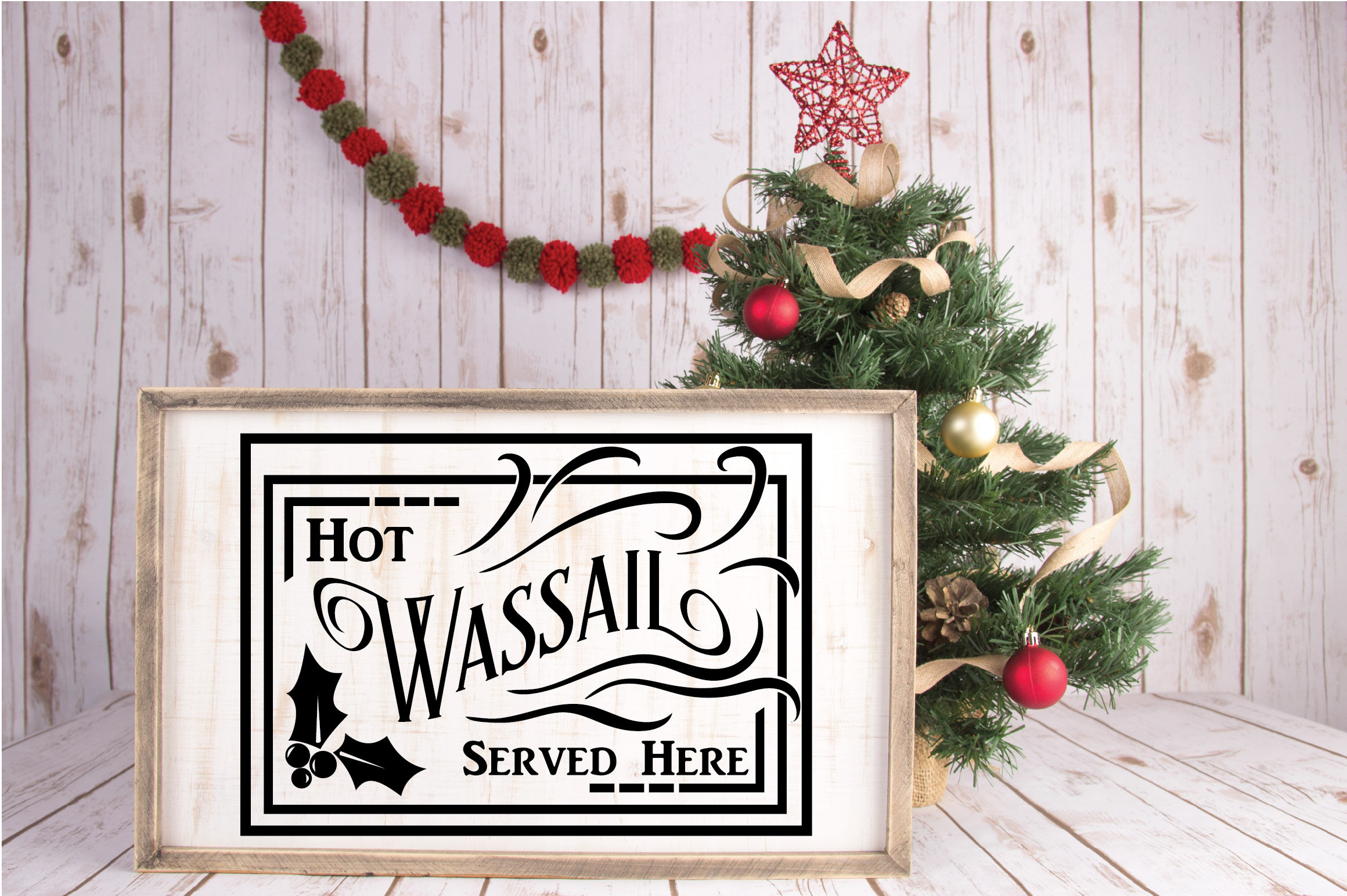 Christmas SVG Cut File - Hot Wassail SVG - Clip Art - Printable Art ...