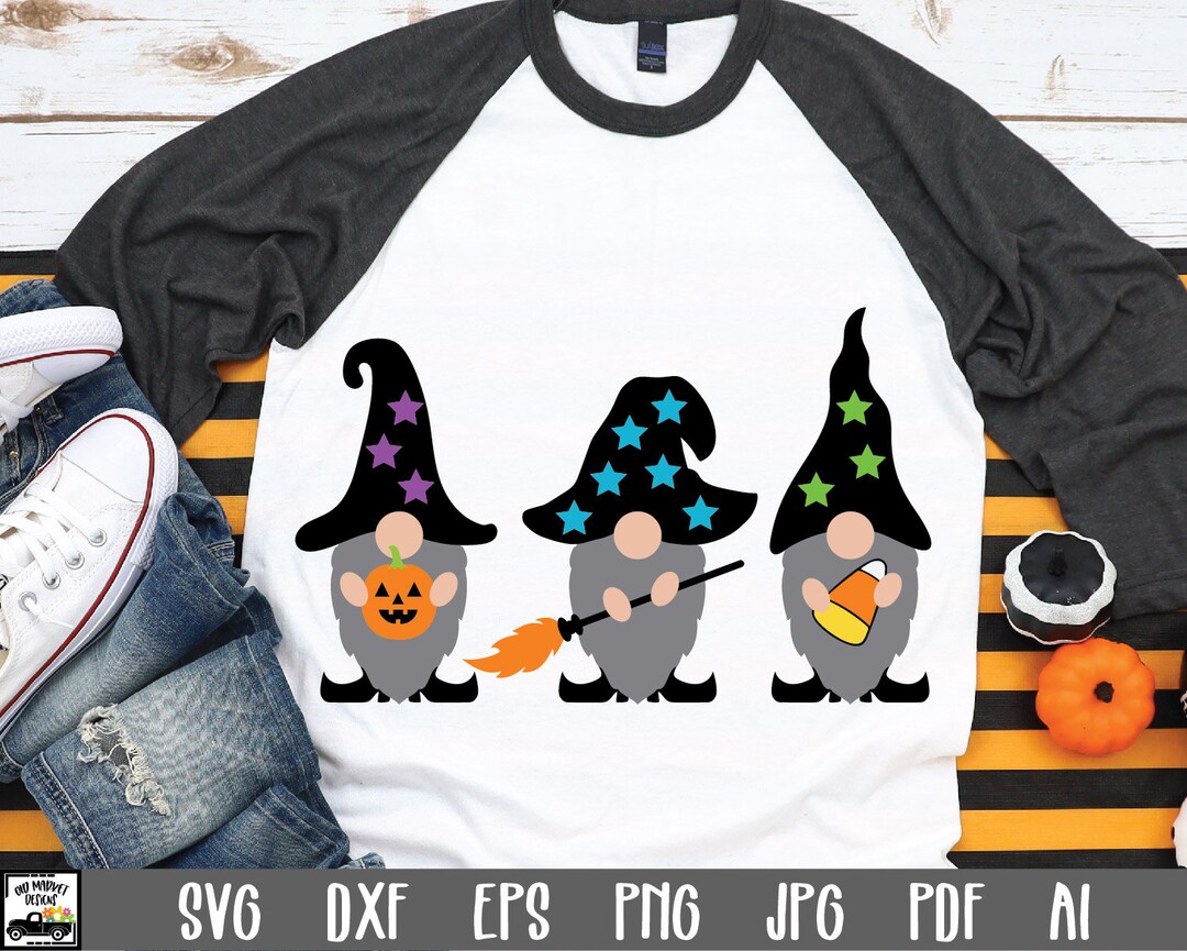 Halloween Gnomes SVG Cut File - Halloween SVG - Clip Art - Printable ...