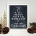 Christmas Countdown SVG Cut File - Christmas Number Tree - Printable ...