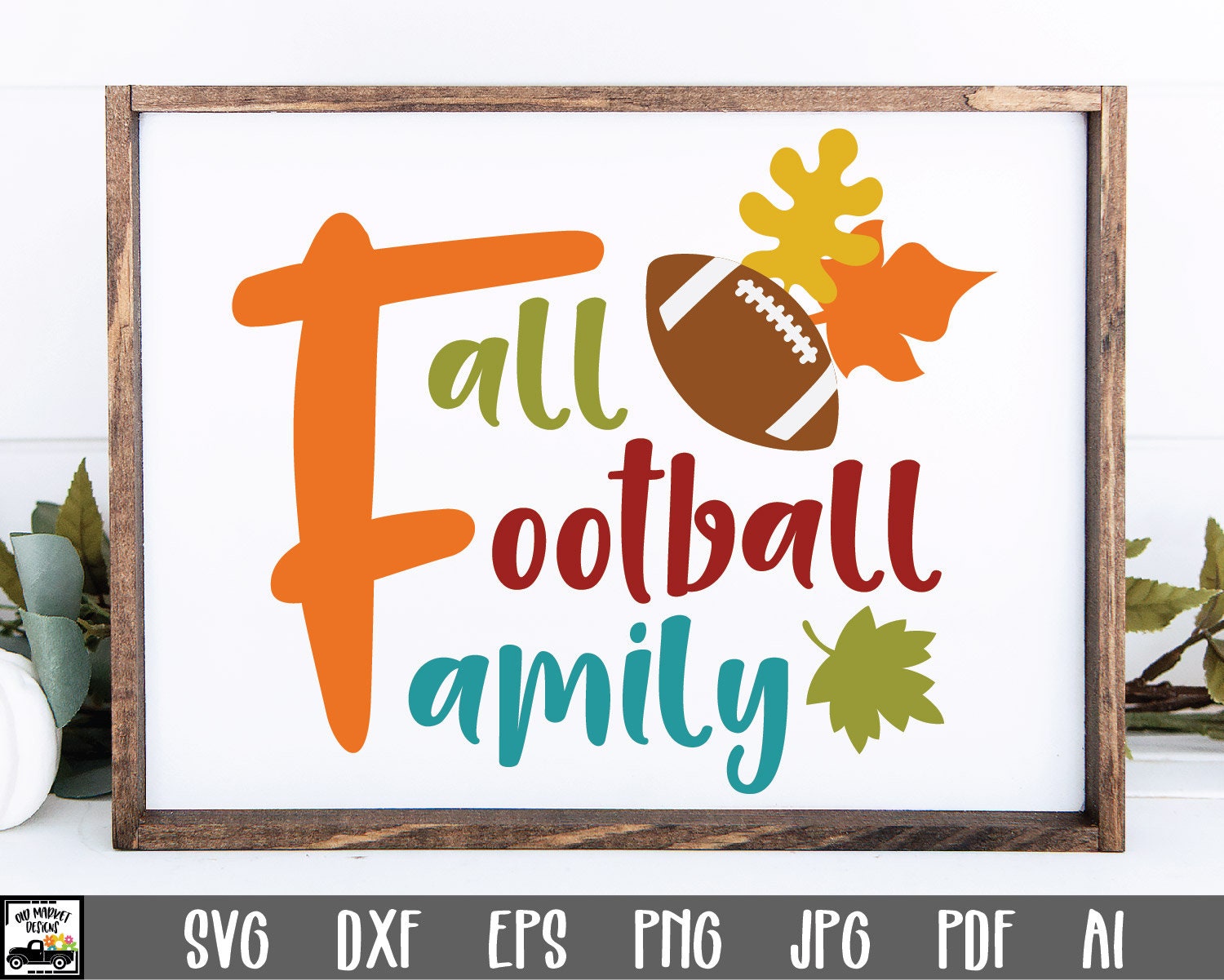 Fall Football Family SVG Cut File Fall SVG Autumn Clip Art | Etsy
