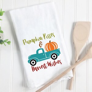 Pumpkin Kisses & Harvest Wishes SVG Cut File - Fall SVG - Autumn Clip ...