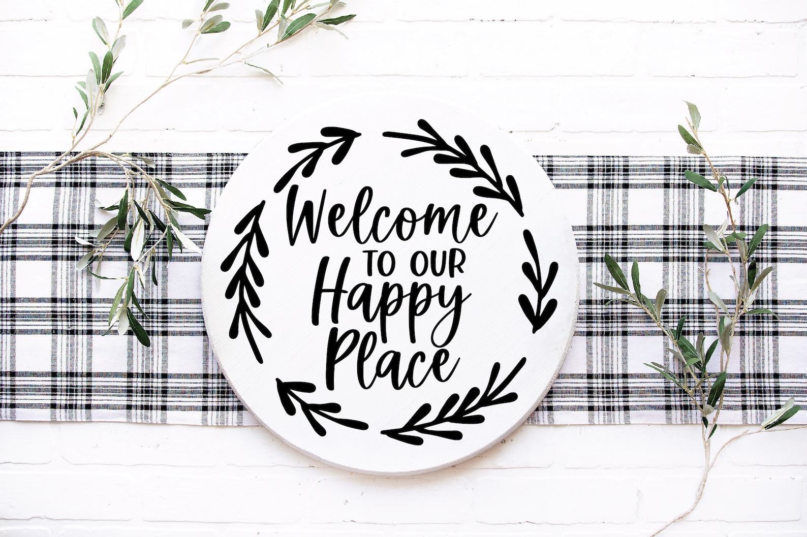Round Sign Bundle Round Sign SVG Files 20 Farmhouse SVG - Etsy