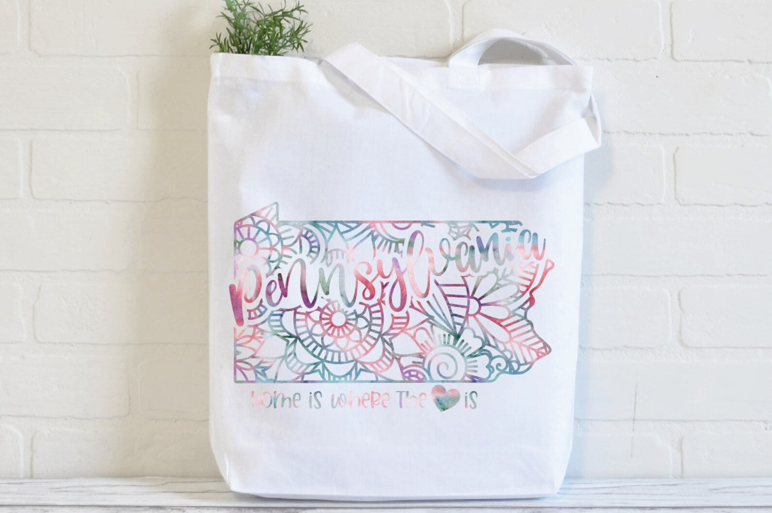 Pennsylvania Mandala SVG File Home is Where the Heart is - Etsy