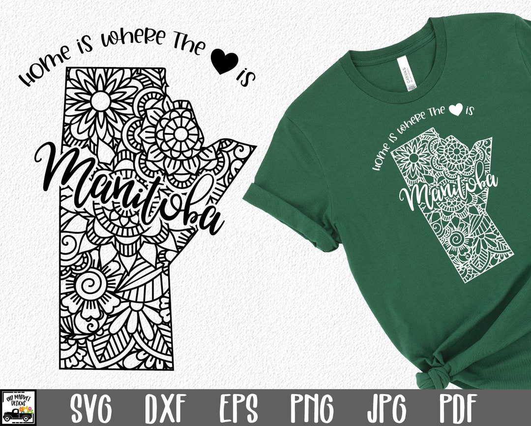 Manitoba Mandala SVG File - Manitoba Canada SVG Cut File - Mandala Clip ...