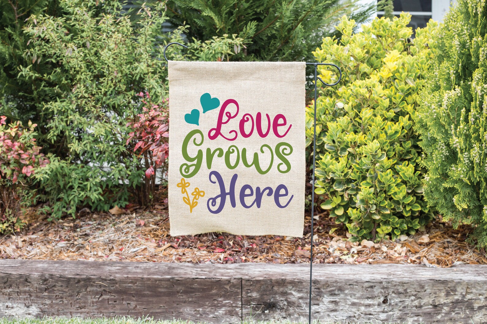 Love Grows Here SVG Cut File Spring SVG File Clip Art - Etsy