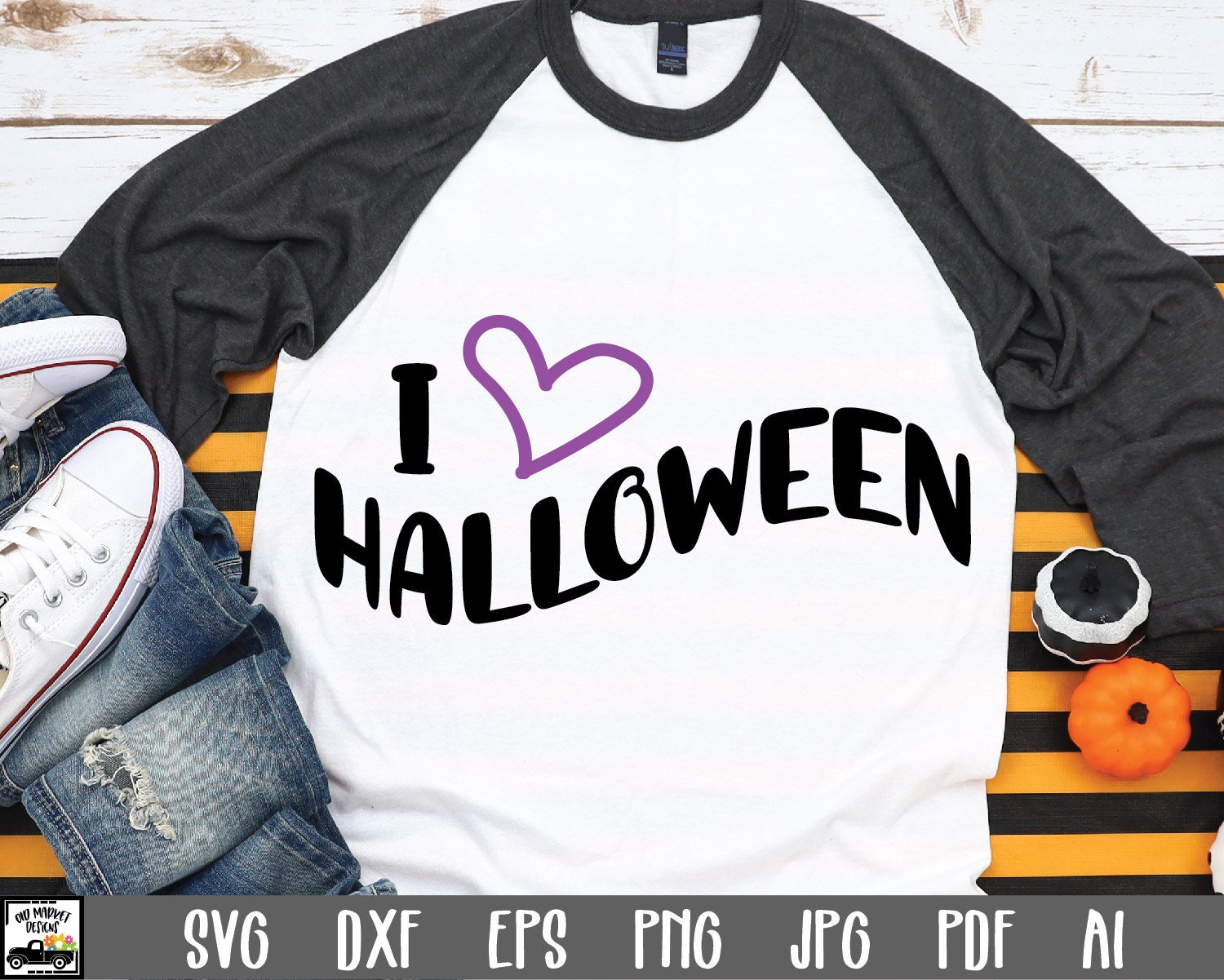 I Love Halloween SVG Cut File Halloween SVG Clip Art | Etsy