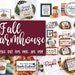 Fall Farmhouse SVG Cut File Bundle 20 Fall SVG Images Clip - Etsy