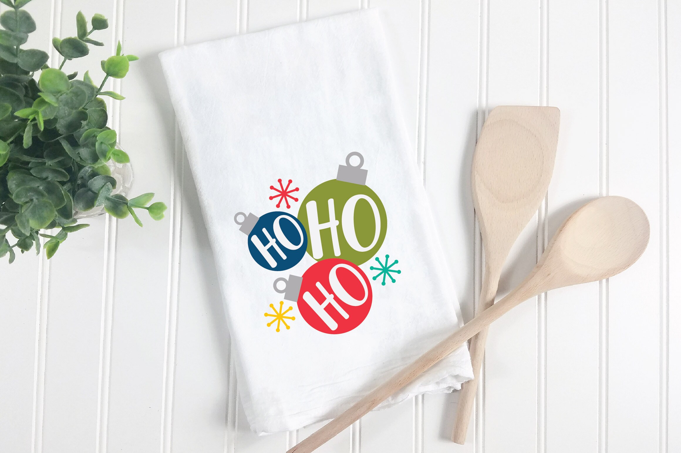 Christmas SVG Cut File - Ho Ho Ho SVG - Christmas Ornament SVG - Clip ...