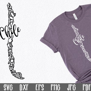 Chile SVG File - Chile Mandala SVG Cut File - Mandala Clip Art - Art ...