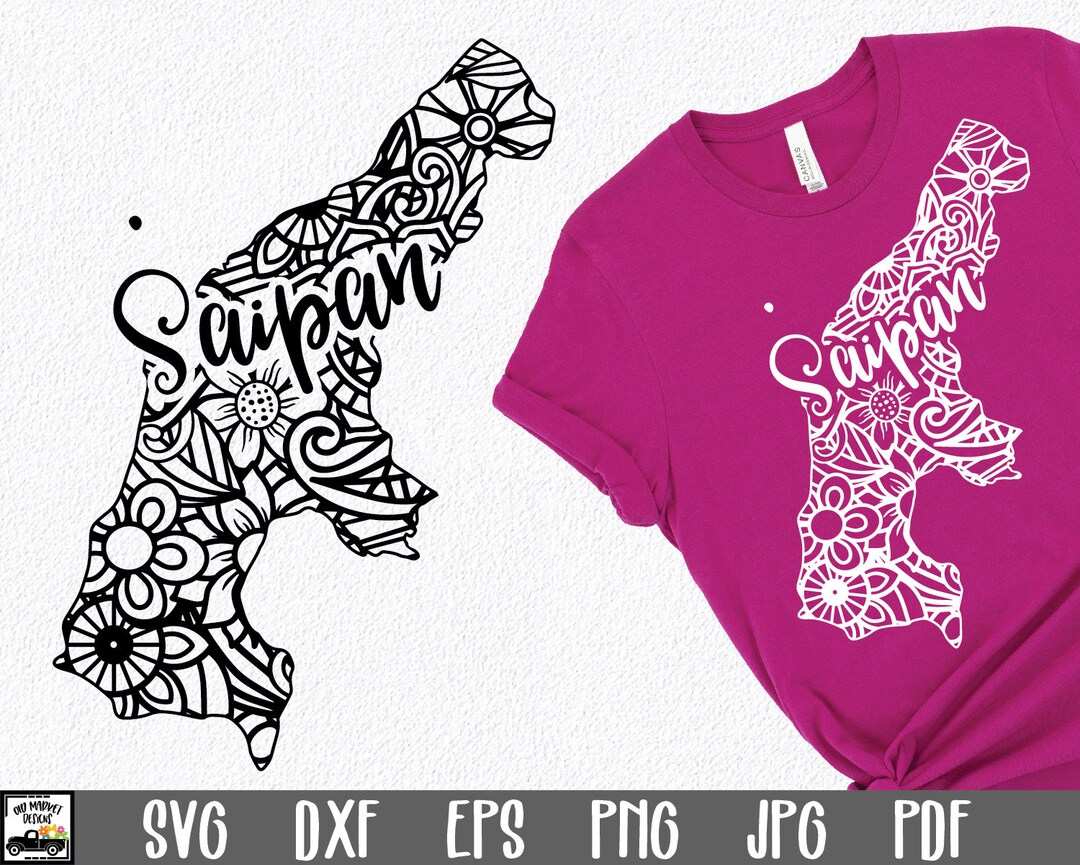 Saipan SVG File - Saipan Mandala SVG Cut File - Mandala Clip Art - Art ...