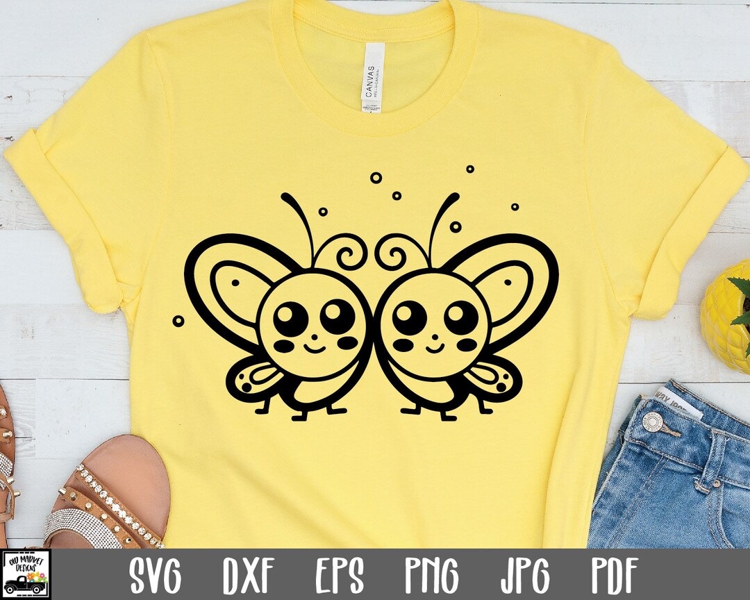 Cute Butterfly Buddies SVG File - Butterfly SVG File - Butterfly Clip ...