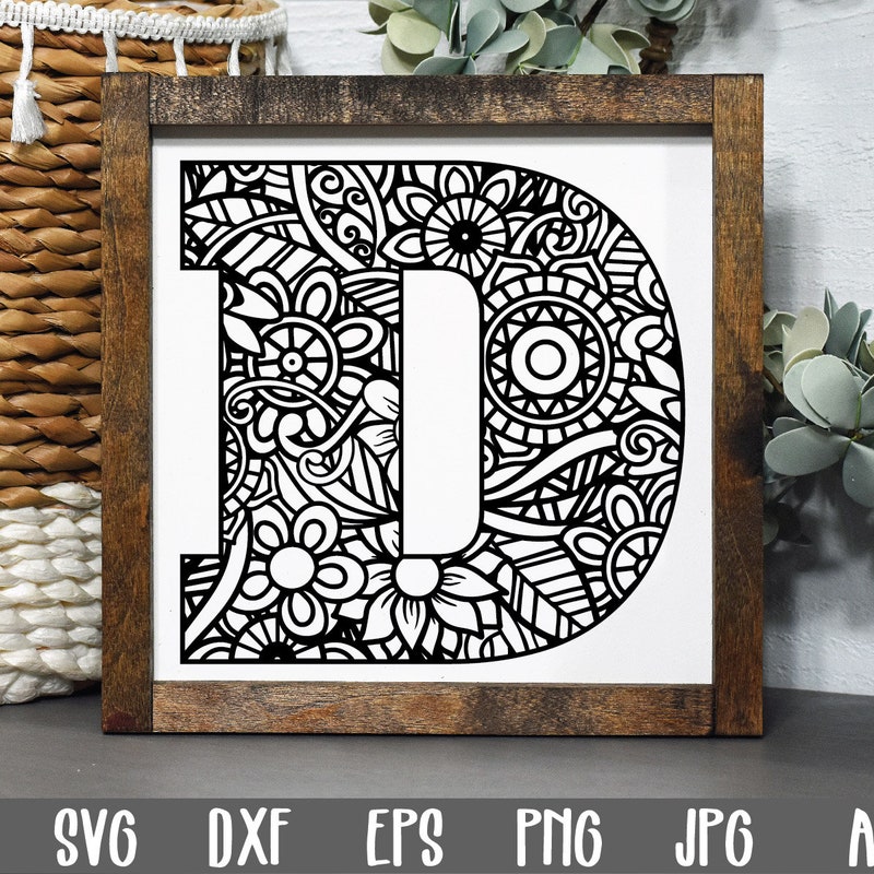 Monogram Letter D - Etsy