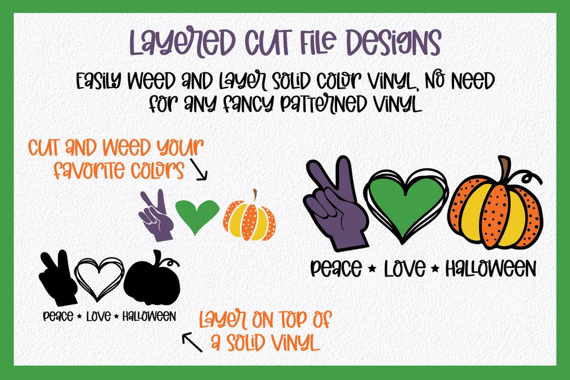Halloween SVG File Bundle - 10 Layered Halloween Cut Files - SVG Files ...