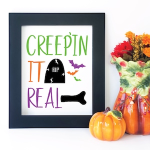 Creepin' It Real SVG Cut File - Halloween SVG - Clip Art - Printable ...