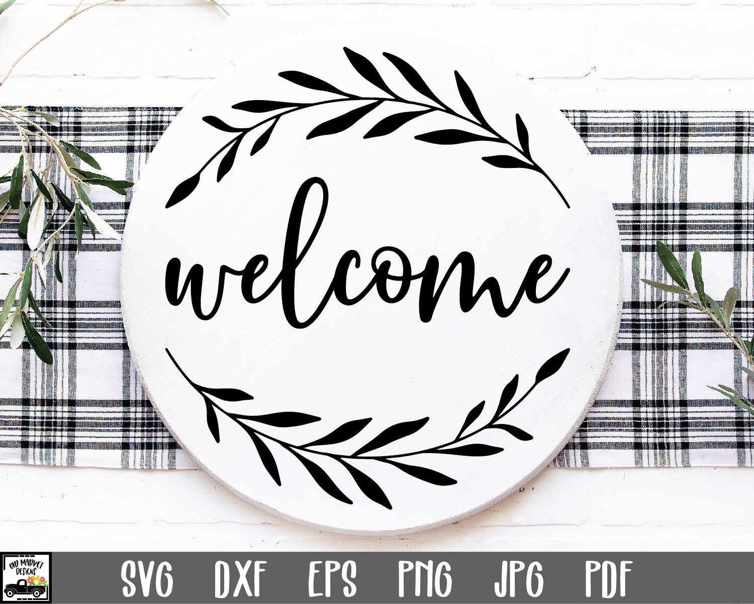 Welcome Sign SVG File Welcome SVG File Welcome Cut File - Etsy