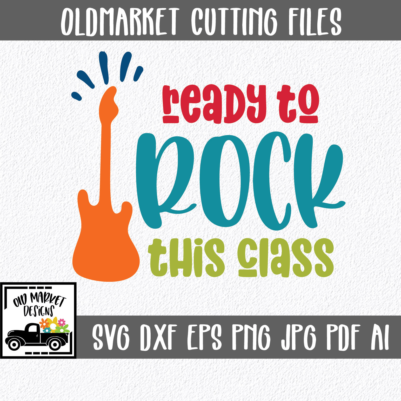 Ready to Rock This Class SVG Cut File School SVG Clip Art - Etsy