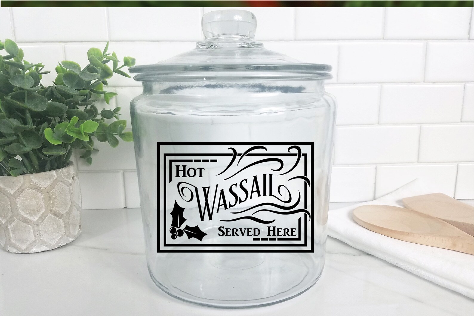 Christmas SVG Cut File - Hot Wassail SVG - Clip Art - Printable Art ...