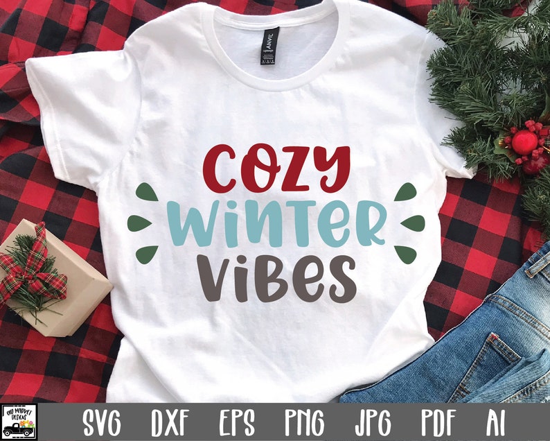 Cozy Winter Vibes SVG Cut File Christmas SVG File Clip Art - Etsy